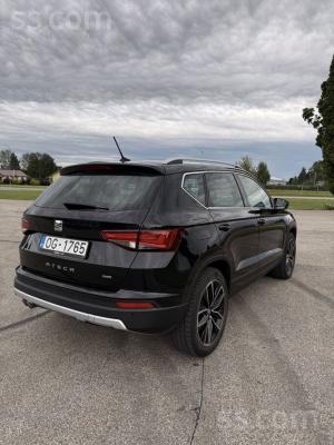 Black SEAT Ateca 2017 in Riga, with an engine capacity of 2.00 L and mileage of 163 thousand km for 15500 €, photo 5 on AUTOMOTO.COM.LV