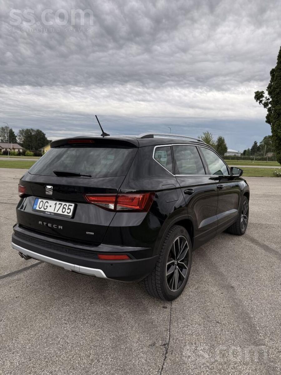 Black SEAT Ateca 2017 in Riga, with an engine capacity of 2.00 L and mileage of 163 thousand km for 15500 €, photo 5 on AUTOMOTO.COM.LV