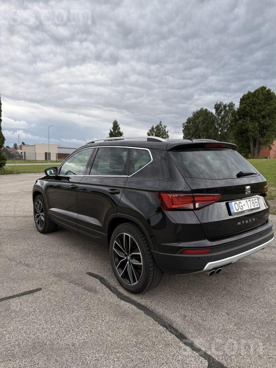 Black SEAT Ateca 2017 in Riga, with an engine capacity of 2.00 L and mileage of 163 thousand km for 15500 €, photo 6 on AUTOMOTO.COM.LV