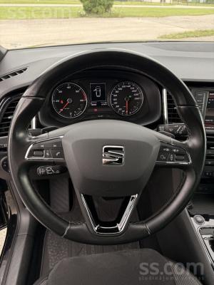 Black SEAT Ateca 2017 in Riga, with an engine capacity of 2.00 L and mileage of 163 thousand km for 15500 €, photo 12 on AUTOMOTO.COM.LV