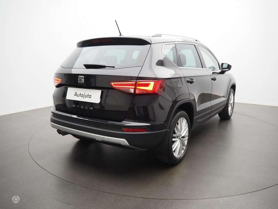 Black SEAT Ateca 2017 in Vilnius, with an engine capacity of 1.40 L and mileage of 48 thousand km for 19500 €, photo 5 on AUTOMOTO.COM.LV