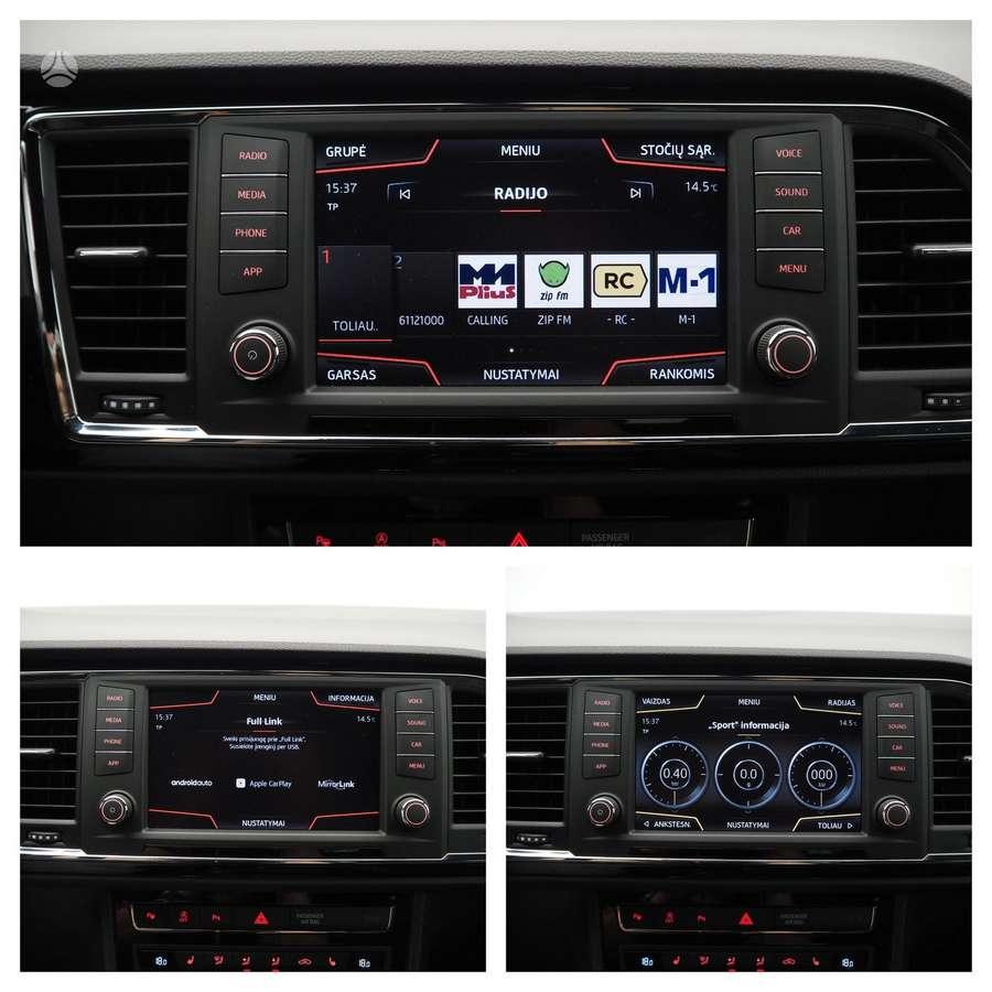 Black SEAT Ateca 2017 in Vilnius, with an engine capacity of 1.40 L and mileage of 48 thousand km for 19500 €, photo 20 on AUTOMOTO.COM.LV