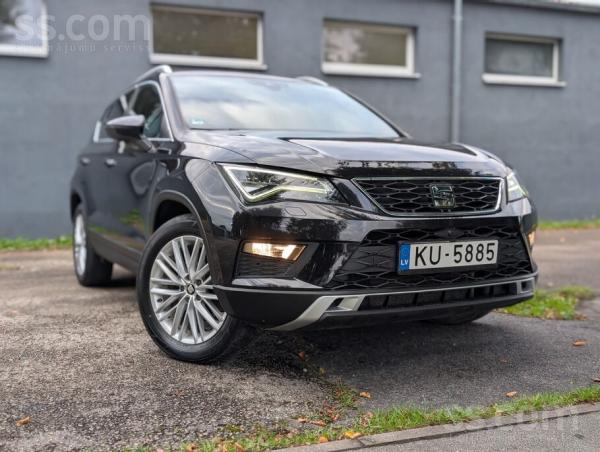 Melns SEAT Ateca 2017 Rīga, ar dzinēja tilpumu 2.00 L un nobraukumu 250 tūkst. km par 14300 €, foto 1 vietnē AUTOMOTO.COM.LV