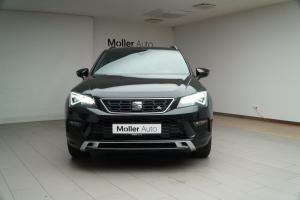Black SEAT Ateca 2018 in Peetri, with an engine capacity of 1.40 L and mileage of 94 thousand km for 19400 €, photo 2 on AUTOMOTO.COM.LV