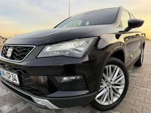 Black SEAT Ateca 2018 in Vilnius, with an engine capacity of 1.97 L and mileage of 240 thousand km for 13999 €, photo  on AUTOMOTO.COM.LV