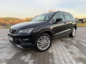 Black SEAT Ateca 2018 in Vilnius, with an engine capacity of 1.97 L and mileage of 240 thousand km for 13999 €, photo 3 on AUTOMOTO.COM.LV