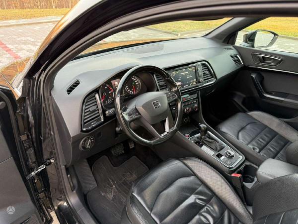 Melns SEAT Ateca 2018 Viļņa, ar dzinēja tilpumu 1.97 L un nobraukumu 240 tūkst. km par 13999 €, foto 9 vietnē AUTOMOTO.COM.LV