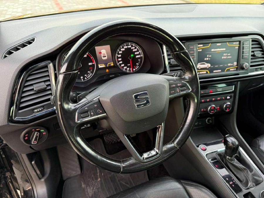 Black SEAT Ateca 2018 in Vilnius, with an engine capacity of 1.97 L and mileage of 240 thousand km for 13999 €, photo 12 on AUTOMOTO.COM.LV