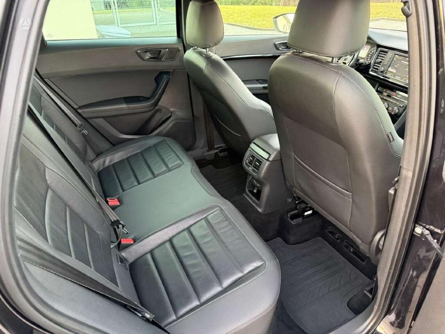 Black SEAT Ateca 2018 in Vilnius, with an engine capacity of 1.97 L and mileage of 240 thousand km for 13999 €, photo 14 on AUTOMOTO.COM.LV