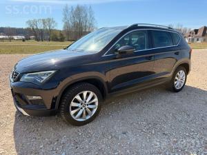 Черный Сеат Ateca 2018 в Рига, объемом двигателя 1.60 л и пробегом 250 тыс. км за 11370 €, фото  на AUTOMOTO.COM.LV