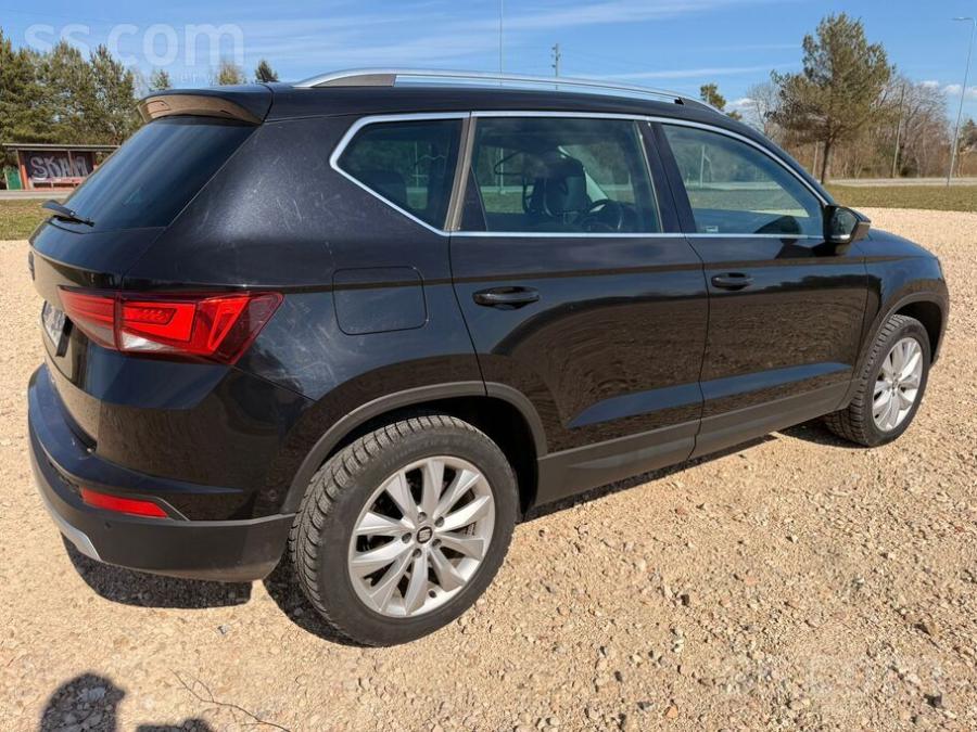 Melns SEAT Ateca 2018 Rīga, ar dzinēja tilpumu 1.60 L un nobraukumu 250 tūkst. km par 11370 €, foto 4 vietnē AUTOMOTO.COM.LV