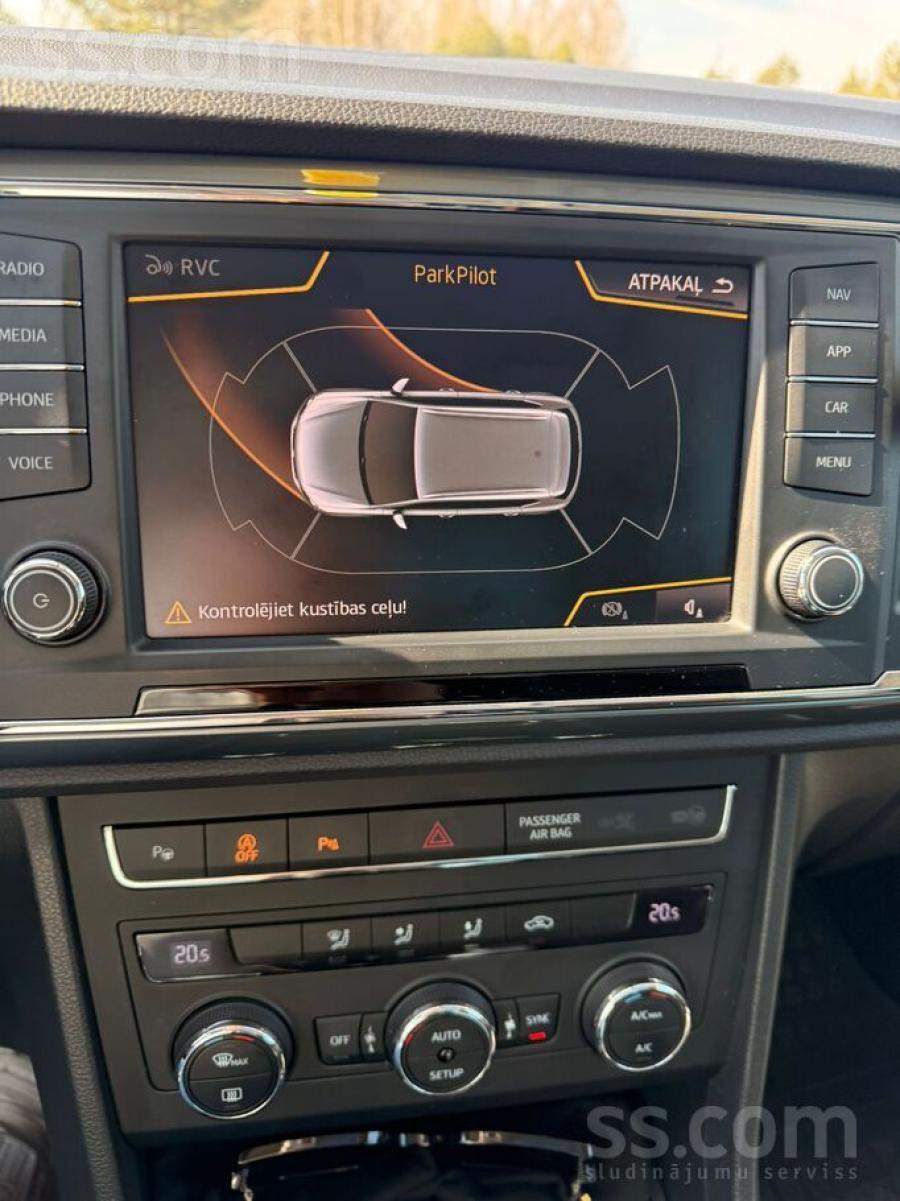 Melns SEAT Ateca 2018 Rīga, ar dzinēja tilpumu 1.60 L un nobraukumu 250 tūkst. km par 11370 €, foto 18 vietnē AUTOMOTO.COM.LV