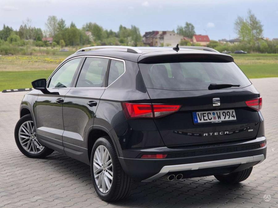 Melns SEAT Ateca 2018 Šauļi, ar dzinēja tilpumu 1.97 L un nobraukumu 244 tūkst. km par 13900 €, foto 5 vietnē AUTOMOTO.COM.LV