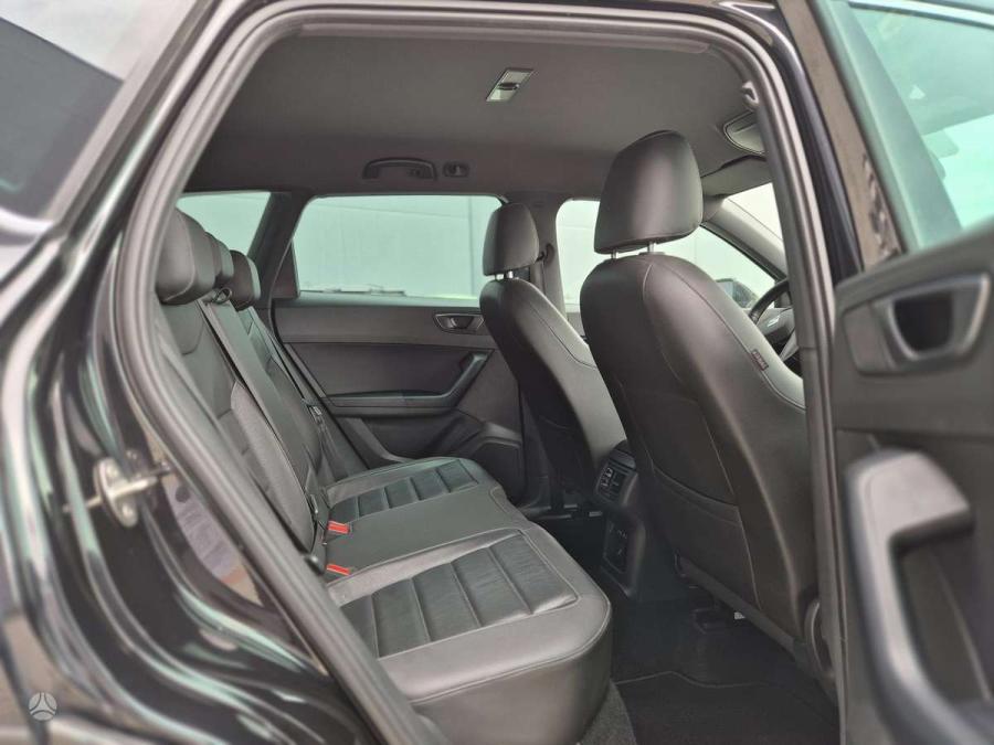 Melns SEAT Ateca 2018 Šauļi, ar dzinēja tilpumu 1.97 L un nobraukumu 244 tūkst. km par 13900 €, foto 8 vietnē AUTOMOTO.COM.LV