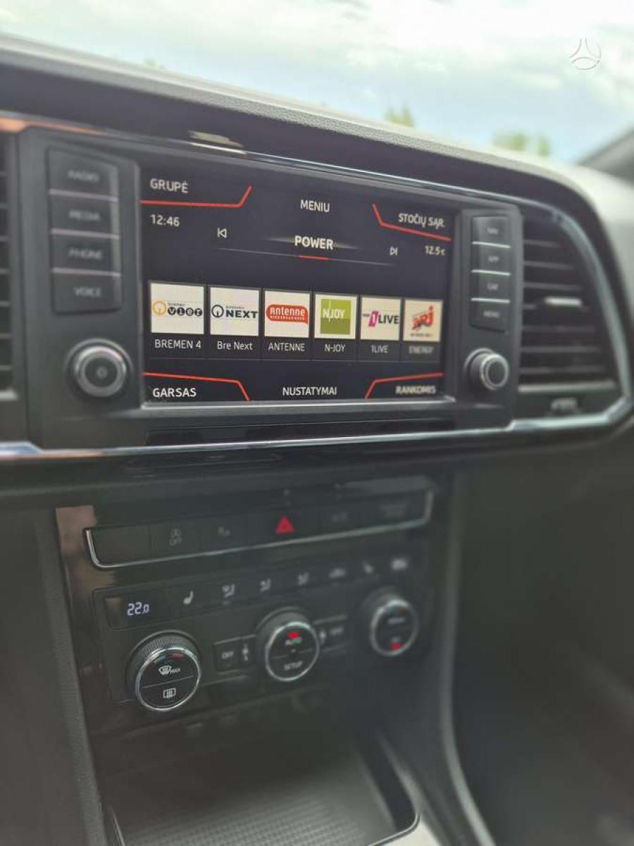 Melns SEAT Ateca 2018 Šauļi, ar dzinēja tilpumu 1.97 L un nobraukumu 244 tūkst. km par 13900 €, foto 13 vietnē AUTOMOTO.COM.LV