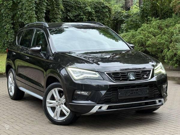 Black SEAT Ateca 2018 in Prienai, with an engine capacity of 1.97 L and mileage of 228 thousand km for 13800 €, photo 4 on AUTOMOTO.COM.LV