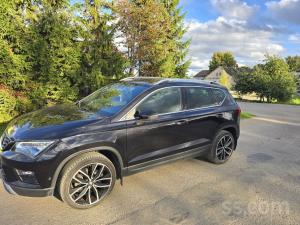 Black SEAT Ateca 2018 in Jelgava, with an engine capacity of 1.60 L and mileage of 217 thousand km for 13500 €, photo 3 on AUTOMOTO.COM.LV
