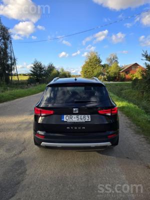 Black SEAT Ateca 2018 in Jelgava, with an engine capacity of 1.60 L and mileage of 217 thousand km for 13500 €, photo 5 on AUTOMOTO.COM.LV