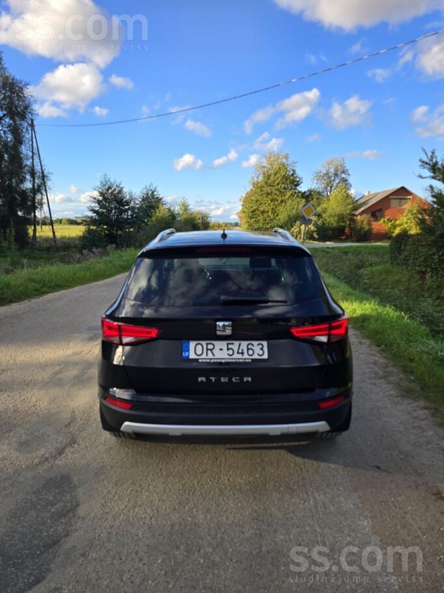 Black SEAT Ateca 2018 in Jelgava, with an engine capacity of 1.60 L and mileage of 217 thousand km for 13500 €, photo 5 on AUTOMOTO.COM.LV