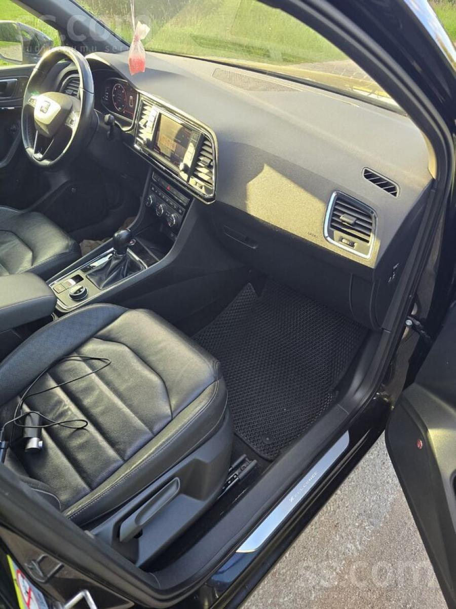 Black SEAT Ateca 2018 in Jelgava, with an engine capacity of 1.60 L and mileage of 217 thousand km for 13500 €, photo 7 on AUTOMOTO.COM.LV