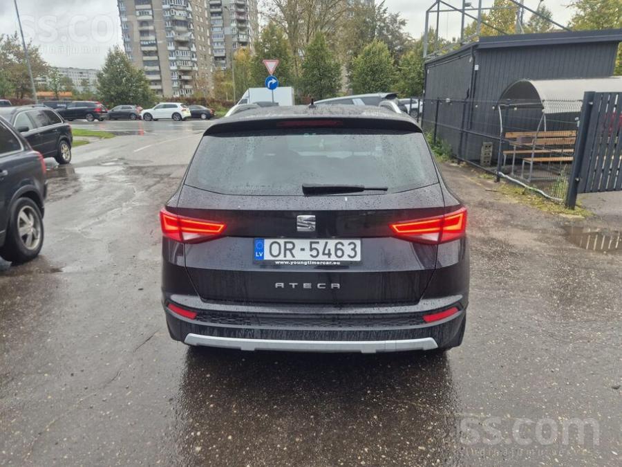 Melns SEAT Ateca 2018 Rīga, ar dzinēja tilpumu 1.60 L un nobraukumu 217 tūkst. km par 13990 €, foto 8 vietnē AUTOMOTO.COM.LV