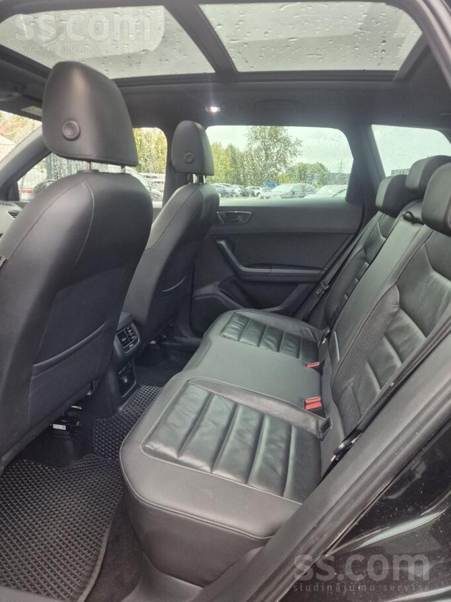 Melns SEAT Ateca 2018 Rīga, ar dzinēja tilpumu 1.60 L un nobraukumu 217 tūkst. km par 13990 €, foto 11 vietnē AUTOMOTO.COM.LV