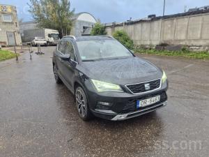 Black SEAT Ateca 2018 in Riga, with an engine capacity of 1.60 L and mileage of 217 thousand km for 13990 €, photo 3 on AUTOMOTO.COM.LV