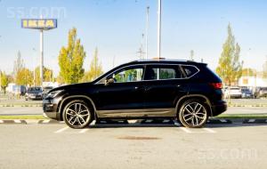 Black SEAT Ateca 2018 in Riga, with an engine capacity of 1.60 L and mileage of 217 thousand km for 13990 €, photo 6 on AUTOMOTO.COM.LV