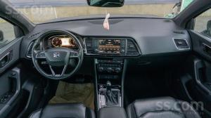 Black SEAT Ateca 2018 in Riga, with an engine capacity of 1.60 L and mileage of 217 thousand km for 13990 €, photo 13 on AUTOMOTO.COM.LV
