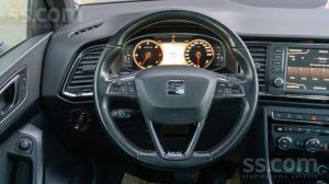 Black SEAT Ateca 2018 in Riga, with an engine capacity of 1.60 L and mileage of 217 thousand km for 13990 €, photo 15 on AUTOMOTO.COM.LV