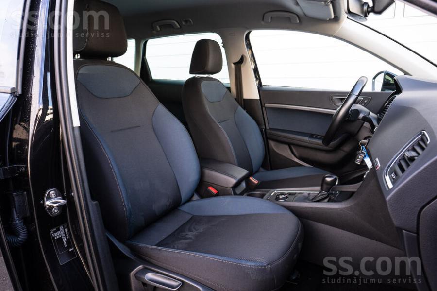 Melns SEAT Ateca 2019 Rīga, ar dzinēja tilpumu 1.40 L un nobraukumu 134 tūkst. km par 14400 €, foto 7 vietnē AUTOMOTO.COM.LV