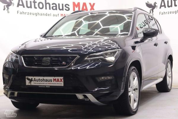 Black SEAT Ateca 2019 in Kaunas, with an engine capacity of 2.00 L and mileage of 57 thousand km for 27540 €, photo 1 on AUTOMOTO.COM.LV