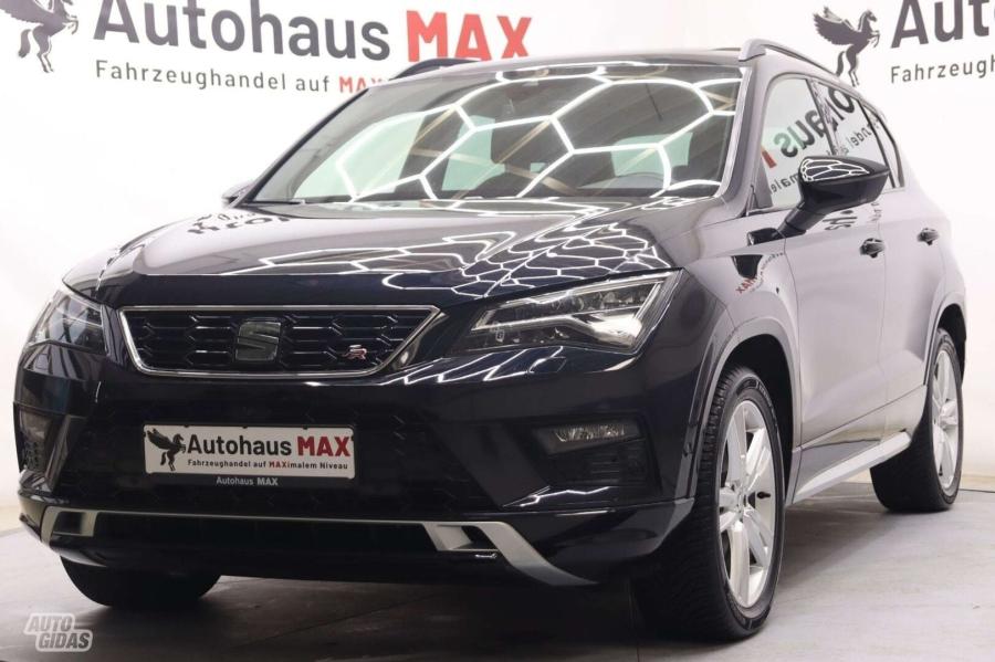 Black SEAT Ateca 2019 in Kaunas, with an engine capacity of 2.00 L and mileage of 57 thousand km for 27540 €, photo 1 on AUTOMOTO.COM.LV