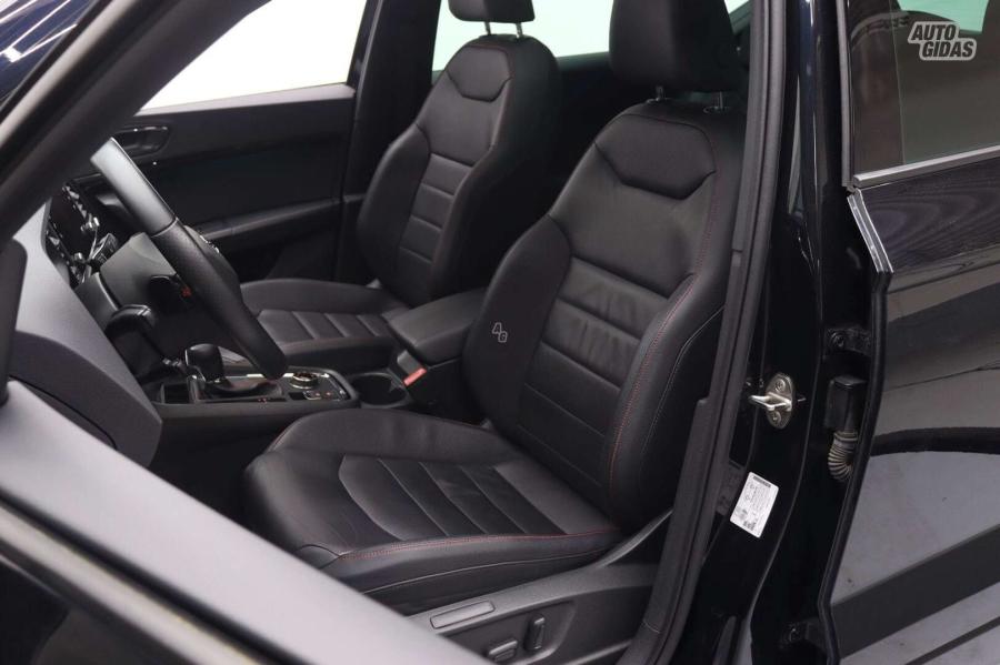 Black SEAT Ateca 2019 in Kaunas, with an engine capacity of 2.00 L and mileage of 57 thousand km for 27540 €, photo 16 on AUTOMOTO.COM.LV