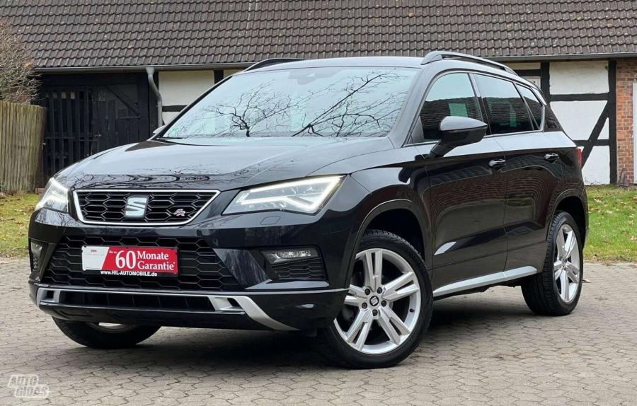 Black SEAT Ateca 2019 in Kaunas, with an engine capacity of 1.50 L and mileage of 34 thousand km for 26519 €, photo 1 on AUTOMOTO.COM.LV
