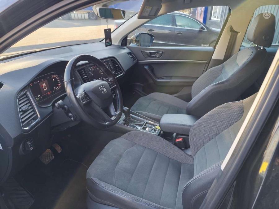 Black SEAT Ateca 2019 in Vilnius, with an engine capacity of 1.50 L and mileage of 232 thousand km for 13750 €, photo 14 on AUTOMOTO.COM.LV