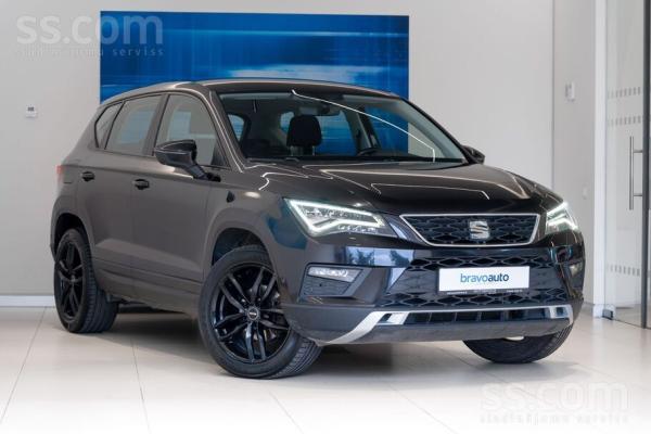 Black SEAT Ateca 2019 in Riga, with an engine capacity of 1.60 L and mileage of 115 thousand km for 12990 €, photo 2 on AUTOMOTO.COM.LV