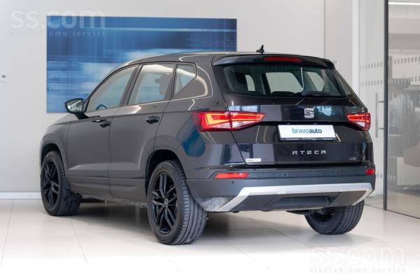 Black SEAT Ateca 2019 in Riga, with an engine capacity of 1.60 L and mileage of 115 thousand km for 12990 €, photo 4 on AUTOMOTO.COM.LV