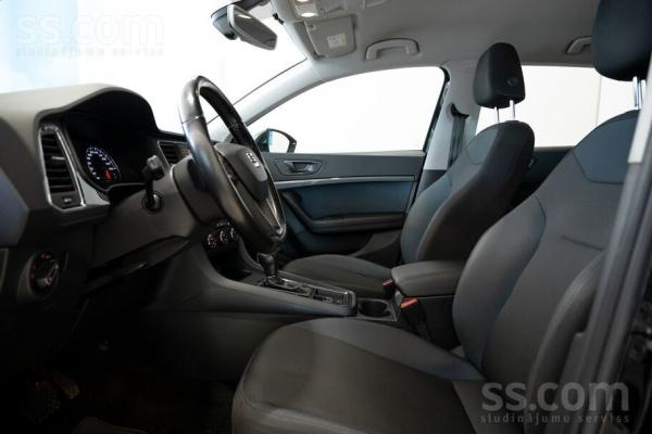 Black SEAT Ateca 2019 in Riga, with an engine capacity of 1.60 L and mileage of 115 thousand km for 12990 €, photo 9 on AUTOMOTO.COM.LV