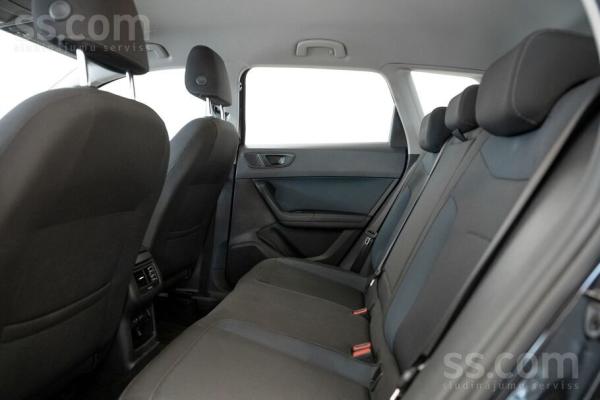 Black SEAT Ateca 2019 in Riga, with an engine capacity of 1.60 L and mileage of 115 thousand km for 12990 €, photo 10 on AUTOMOTO.COM.LV