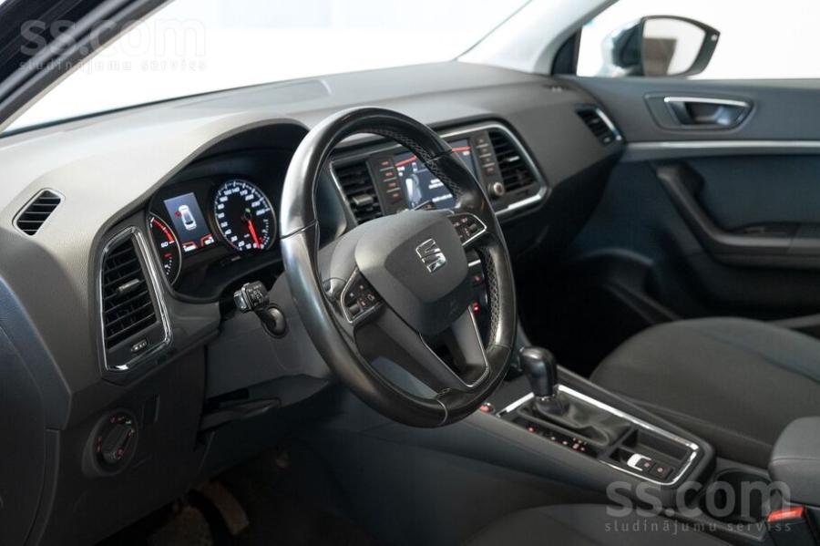 Melns SEAT Ateca 2019 Rīga, ar dzinēja tilpumu 1.60 L un nobraukumu 115 tūkst. km par 12990 €, foto 13 vietnē AUTOMOTO.COM.LV