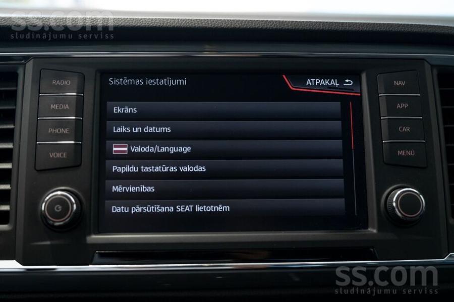 Melns SEAT Ateca 2019 Rīga, ar dzinēja tilpumu 1.60 L un nobraukumu 115 tūkst. km par 12990 €, foto 30 vietnē AUTOMOTO.COM.LV