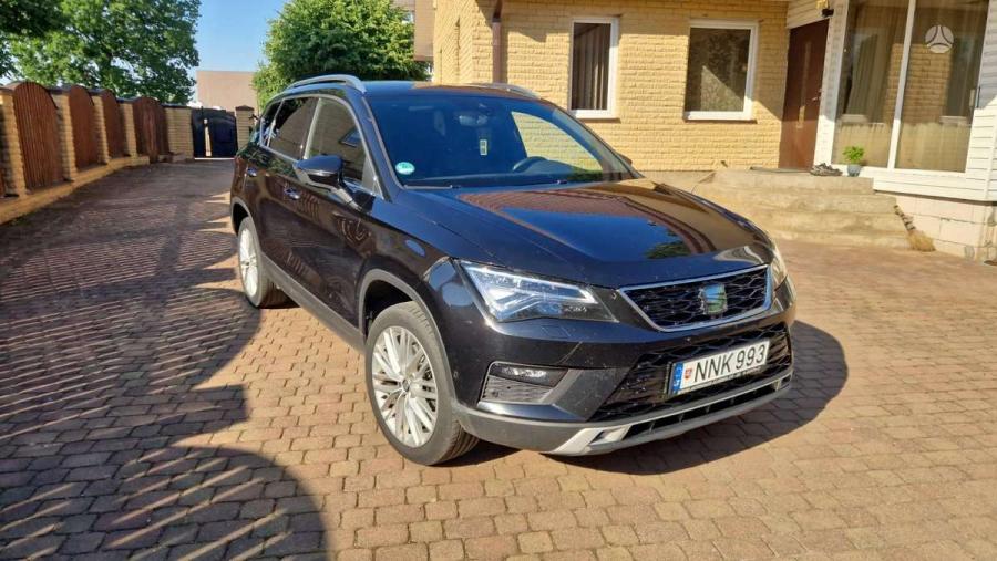 Melns SEAT Ateca 2020 Kupiškis, ar dzinēja tilpumu 1.97 L un nobraukumu 270 tūkst. km par 14900 €, foto 1 vietnē AUTOMOTO.COM.LV