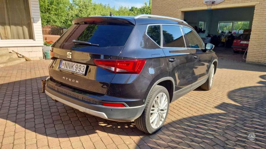 Melns SEAT Ateca 2020 Kupiškis, ar dzinēja tilpumu 1.97 L un nobraukumu 270 tūkst. km par 14900 €, foto 5 vietnē AUTOMOTO.COM.LV