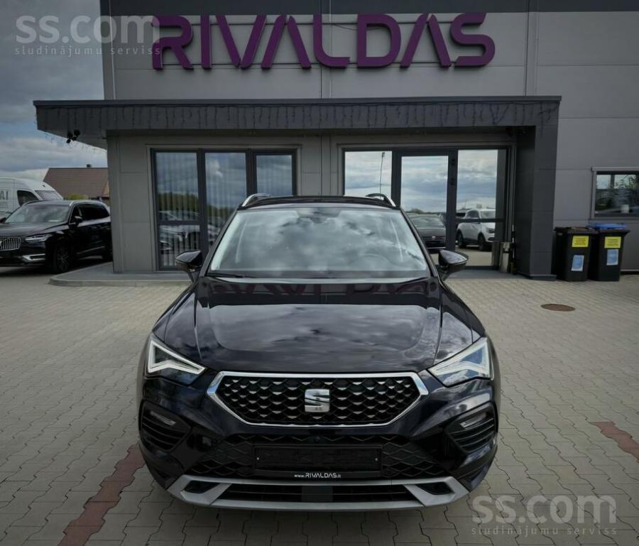 Melns SEAT Ateca 2021 Viļņa, ar dzinēja tilpumu 1.50 L un nobraukumu 185 tūkst. km par 19299 €, foto 1 vietnē AUTOMOTO.COM.LV