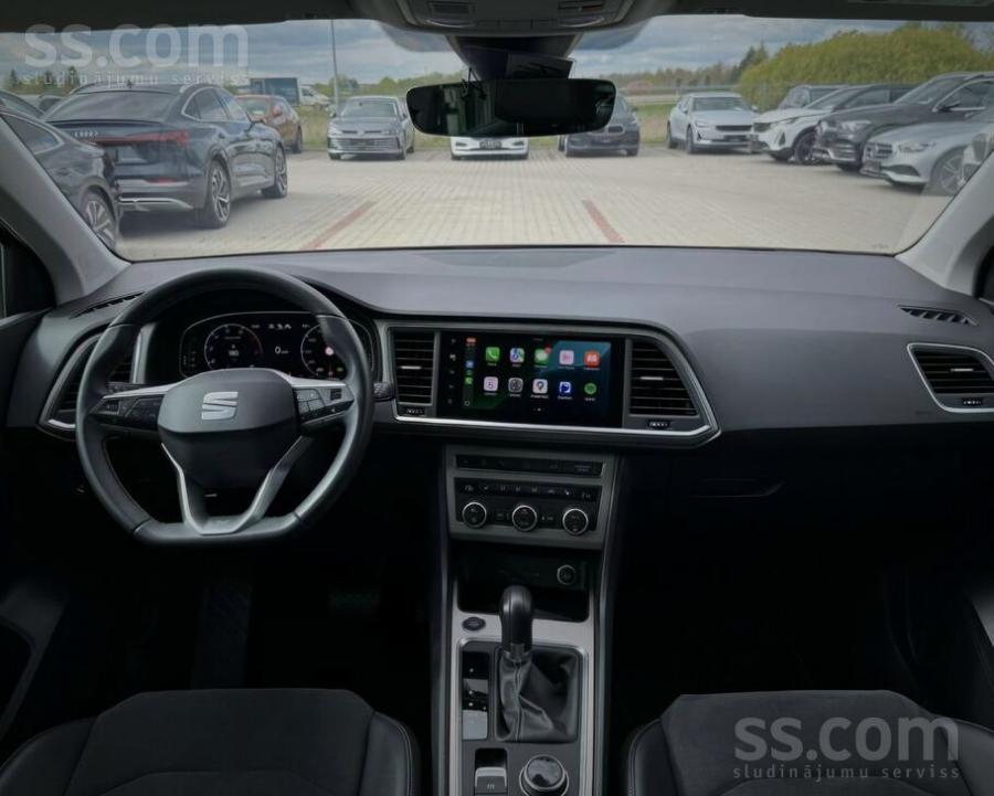 Melns SEAT Ateca 2021 Viļņa, ar dzinēja tilpumu 1.50 L un nobraukumu 185 tūkst. km par 19299 €, foto 10 vietnē AUTOMOTO.COM.LV