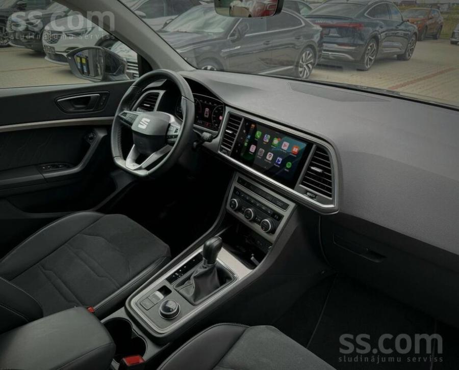 Melns SEAT Ateca 2021 Viļņa, ar dzinēja tilpumu 1.50 L un nobraukumu 185 tūkst. km par 19299 €, foto 13 vietnē AUTOMOTO.COM.LV