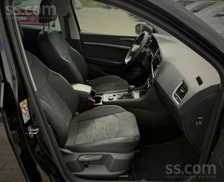Melns SEAT Ateca 2021 Viļņa, ar dzinēja tilpumu 1.50 L un nobraukumu 185 tūkst. km par 19299 €, foto 14 vietnē AUTOMOTO.COM.LV