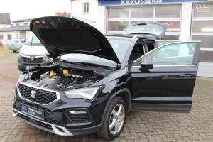 Black SEAT Ateca 2021 in Kaunas, with an engine capacity of 1.50 L and mileage of 42 thousand km for 26520 €, photo 5 on AUTOMOTO.COM.LV