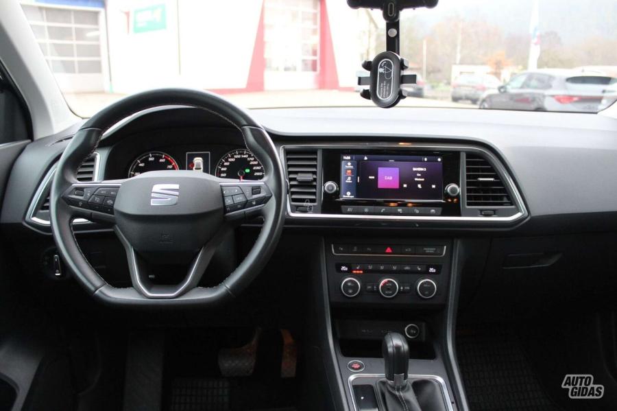 Black SEAT Ateca 2021 in Kaunas, with an engine capacity of 1.50 L and mileage of 42 thousand km for 26520 €, photo 9 on AUTOMOTO.COM.LV